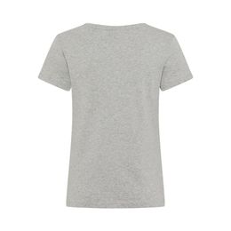 BOSS Orange Damen T-Shirt "Elove Premium Damenmode"open grau 061, Gr. L, bestickt, unifarben, Single Jersey, Obermaterial: 100% Baumwolle, Shirts,