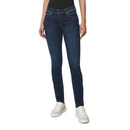 Marc O'Polo Damen Slim-fit-Jeans "aus Organic Cotton-Mix", blau, Gr. 28, MARC O'POLO DENIM, unifarben, Obermaterial: 96% Baumwolle, 3% Elastomultiester, 1%