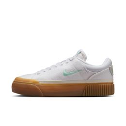 Nike Sportswear Damen Sneaker "WMNS COURT LEGACY LIFT", Gr. 36,5wei&szlig;, mint foam, gum light braun, sail, Synthetik, Textil, Schuhe