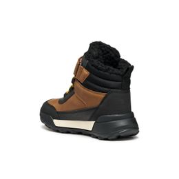 Geox M&auml;dchen Winterboots "J TREKKYUP BOY B ABX", Gr. 28, schwarz, Synthetik, Textil, Schuhe, Freizeitstiefel mit Warmfutter, Gr&ouml;&szlig;enschablone zum