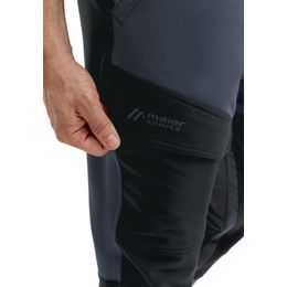 Maier Sports Herren Outdoorhose "Fleeceflex M", grau, Gr. 62, 92% Polyester, 8% Elasthan, Hosen, robuste Herren Winter-Trekkinghose 4-Wege-Stretch