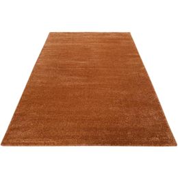 Teppich Esprit, B:133cm H:18mm L:200cm, braun, Kunstfaser, Wohnzimmer, Teppiche, "California ESP-22937", sehr weicher dichter Flor, Wohnzimmer,