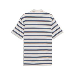 Puma Herren Poloshirt "CLOUDSPUN Gestreiftes Golfpolo Herren", wei&szlig;, Gr. XXL, gestreift, Obermaterial: 94% Polyester, 6% Elasthan. Kragen: 6%