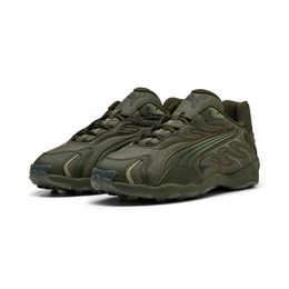 Puma Damen Sneaker "INHALE ESSENTIALS", Gr. 44schwarz olive, lux army, Textil, unifarben, Schuhe