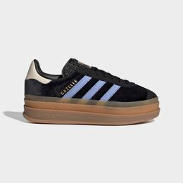 M&auml;dchen Sneaker "GAZELLE BOLD", adidas originals, Gr. 38,5, schwarz, Leder, Synthetik, Textil, Schuhe, Samt-Sneaker, f&uuml;r Kinder & Jugendliche