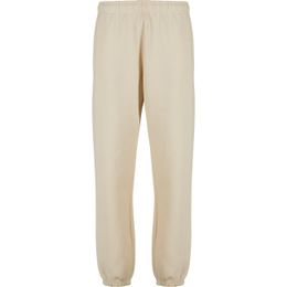 Urban Classics Herren Jogginghose "Urban Classics Basic Essential Sweatpants"sand, Gr. S, unifarben, 50% Baumwolle, 50% Polyester, Hosen