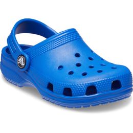Crocs Jungen Clog "Classic Clog K", Gr. 27, blau, Croslite , unifarben, Schuhe, Hausschuh, Schlappen, Strandschuh, Sandale mit Fersenriemen