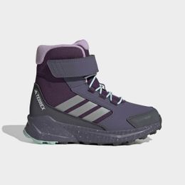adidas terrex Kinder Wanderschuh "TRAILMAKER 2 HIGH CLIMAWARM+ KINDER", Gr. 36aurora plum, matte silber, semi flash aqua, Synthetik, Textil, Schuhe,