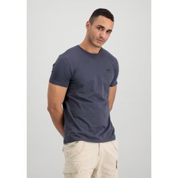 Herren T-Shirt "Backprint T-Shirt", schwarz, Gr. S, Alpha Industries, Obermaterial: 100% Baumwolle, Shirts