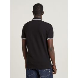 G-Star Raw G-STAR Herren Poloshirt "Dunda Slim Stripe Poloshirt"dk schwarz, Gr. M, Obermaterial: 95% Baumwolle, 5% Elasthan, Shirts