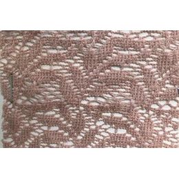 Vorhang Home Wohnideen, B:140cm H:175cm, rosa, Wirkware, Polyester, Wohnzimmer, Gardinen, "PANILIA", Kombibandschal PANILIA mit Raschelspitze