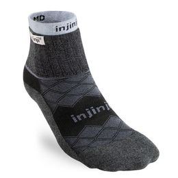 injinji Liner+Runner Mini-Crew Bekleidung Herren schwarz