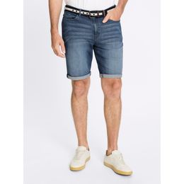 Catamaran Herren Jeansbermudasblau, stone, washed, Gr. 50, unifarben, 98% Baumwolle, 2% Elasthan, Jeans