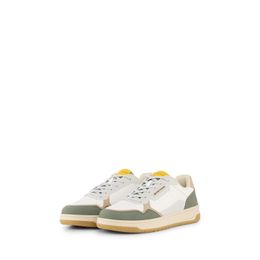 Tom Tailor Herren Sneaker mit Colour-Blocking, wei&szlig;, Uni, Gr. 44