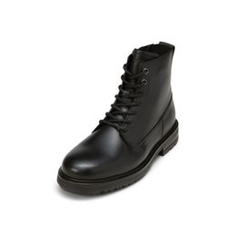 Marc O'Polo MARC O'POLO Damen Stiefelette "mit Innenzipper und Fellfutter", Gr. 44, schwarz, Obermaterial: 100% Leder (Rind), unifarben, Schuhe
