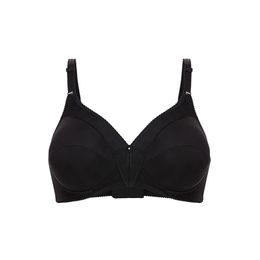 Felina Damen B&uuml;gelloser BH "BH ohne B&uuml;gel Weftloc", Gr. 90, schwarz, Obermaterial: 75% Polyamid PA. 25% Elasthan EL., BHs