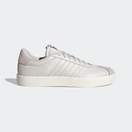 Herren Sneaker "VL COURT 3.0", adidas Sportswear, Gr. 46, grau, Leder, Synthetik, Schuhe, inspiriert vom Desing des adidas samba