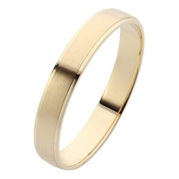 Firetti Damen Trauring "Schmuck Geschenk Gold 375 Hochzeit Ehering Trauring "LIEBE"", 20, ohne Brillant, Gelbgold 585, 5mm, gold, Gelbgold 585,