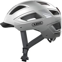 Abus Fahrradhelm "HYBAN 2.0", M Kopfumfang: 52cm - 58cm, silber, Helme