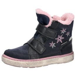 Lico M&auml;dchen Winterstiefel "Trendstiefel Sandrine V", Gr. 29, blau, Veloursleder, Schuhe