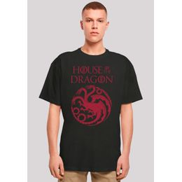 F4NT4STIC Herren T-Shirt "House Of The Dragon Targaryen Crest Logo", schwarz, Gr. M, Obermaterial: 100% Baumwolle, Shirts, Premium Qualit&auml;t