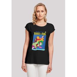 F4NT4STIC Damen T-Shirt "Winnie Puuh", schwarz, Gr. M, Obermaterial: 100% Baumwolle, Shirts, Print