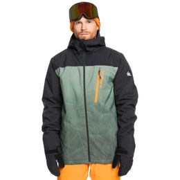 Quiksilver Herren Snowboardjacke "Morton"gradient iced sea spray, Gr. L, 55% Polyester, 45% Polyester, Jacken