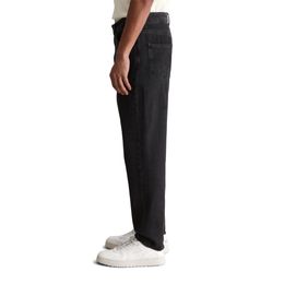 Marc O'Polo Herren Tapered-fit-Jeans "aus reiner Bio-Baumwolle"schwarz, Gr. 34, MARC O'POLO DENIM, unifarben, Obermaterial: 100% Baumwolle, Jeans