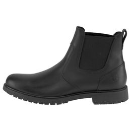 Timberland Herren Chelseaboots "Stormbucks Chelsea", Gr. 41, schwarz, Leder, Textil, Schuhe, Stiefelette, Winterschuhe, Ankle Boots