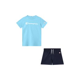 Champion Kinder Shirt & Shorts "ICONS CONTRAST Toddler T-shirt and Shorts Set with Big Logo"mlkb, nny, Gr. 98, Obermaterial: 100% Baumwolle, KOB