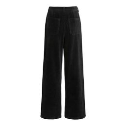 Vila Damen Cordhose "VIKITA RW WIDE CORDUROY PANTS - NOOS"schwarz beauty, Gr. XXL, unifarben, Obermaterial: 65% Baumwolle, 30% Polyester, 5%