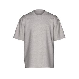 TRIGEMA Damen T-Shirt "TRIGEMA Heavy Oversized T-Shirt"grau, melange, Gr. M, Single Jersey, 100% Baumwolle, Shirts