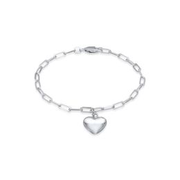 Elli Damen Armband "Herz Liebe Trend Romantik 925 Silber", 16cm, ohne Stein, Silber 925 (Sterlingsilber), silber, Silber 925 (Sterlingsilber),