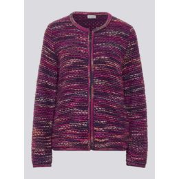 Rabe Damen Strickjacke "Strickjacke"violett, Gr. 40, 63%Polyacryl, 18%Baumwolle, 16%Wolle, 3%Polyamid, Strickjacken