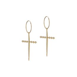 Classyandfabulous Jewelry Earrings 'ALIX' female Gold size One Size