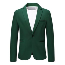 YOUTHUP Suit Jacket male Green size XS