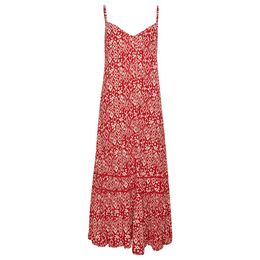 Superdry & Co Kleid Damen Gr&ouml;&szlig;e 20 beige / rot