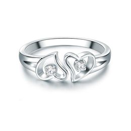 Trilani Ring Damen Gr&ouml;&szlig;e 58 silber
