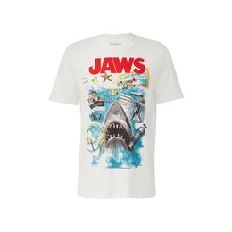 s.Oliver Shirt 'Jaws' male White size L