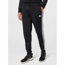 adidas Sportswear Sporthose 'Essentials' Herren Gr&ouml;&szlig;e L schwarz / wei&szlig;