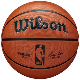 Wilson Ball 'NBA Authentic Series' Herren Gr&ouml;&szlig;e 6 orange / schwarz