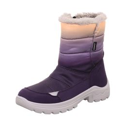 Superfit Snowboots 'Aurora' M&auml;dchen Gr&ouml;&szlig;e 31 greige / helllila / dunkellila / pfirsich