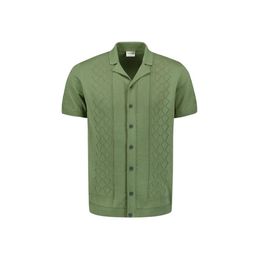 NO EXCESS Button Up Shirt male Green size M