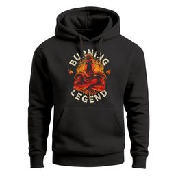Neverless Sweatshirt 'Burning Legend' male Black size 4XL