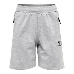 Hummel Sportshorts Jungen Gr&ouml;&szlig;e 152 graumeliert / schwarz