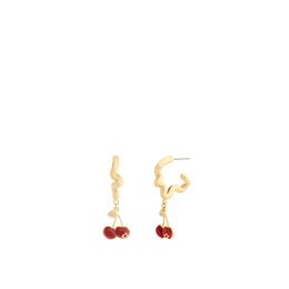 Coach Earrings 'Cherry' female Red size One Size