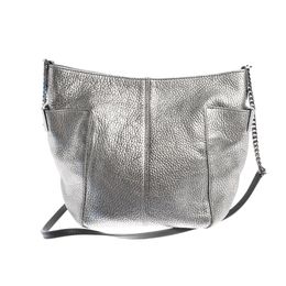 Jimmy Choo Schultertasche / Umh&auml;ngetasche Damen Gr&ouml;&szlig;e One Size Second Hand silber