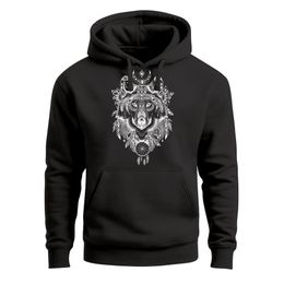 Neverless Sweatshirt 'Boho Wolf' male Black size S