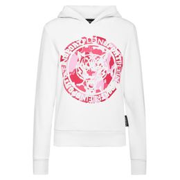 Plein Sport Sweatshirt 'Tiger' Damen Gr&ouml;&szlig;e 5XL rosa / magenta / wei&szlig;
