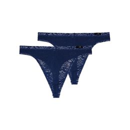HOM Panty 'Free cut lace' male Blue size M